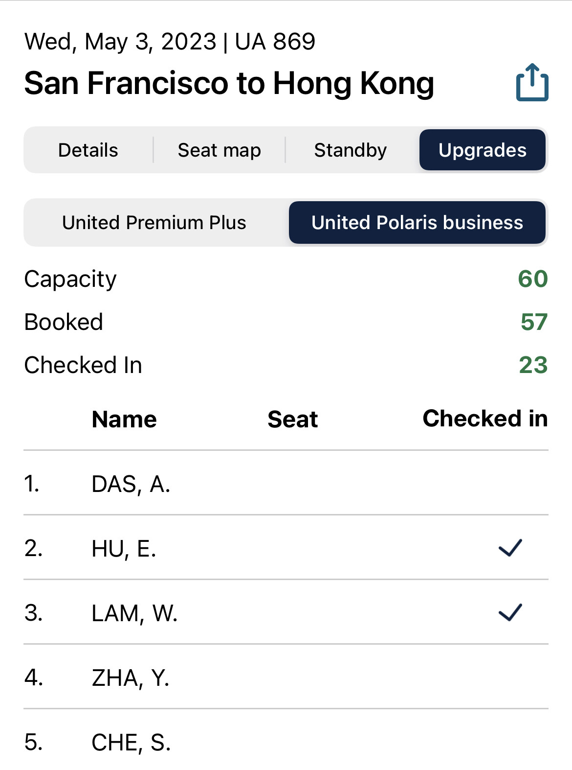 UA 877 30K升舱 - 航空常旅客 - 美卡论坛