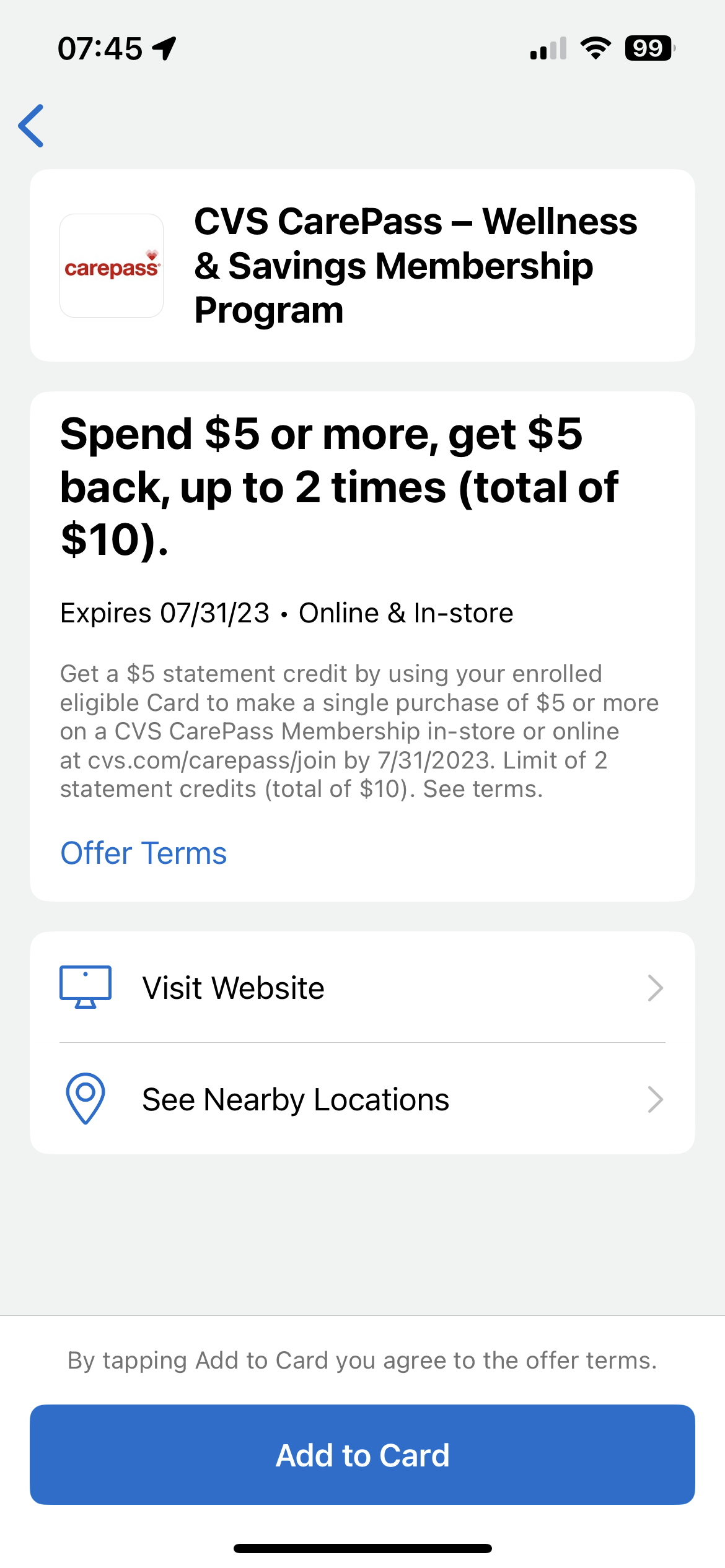 Chase Offer CVS 50-5 - 信用卡 - 美卡论坛