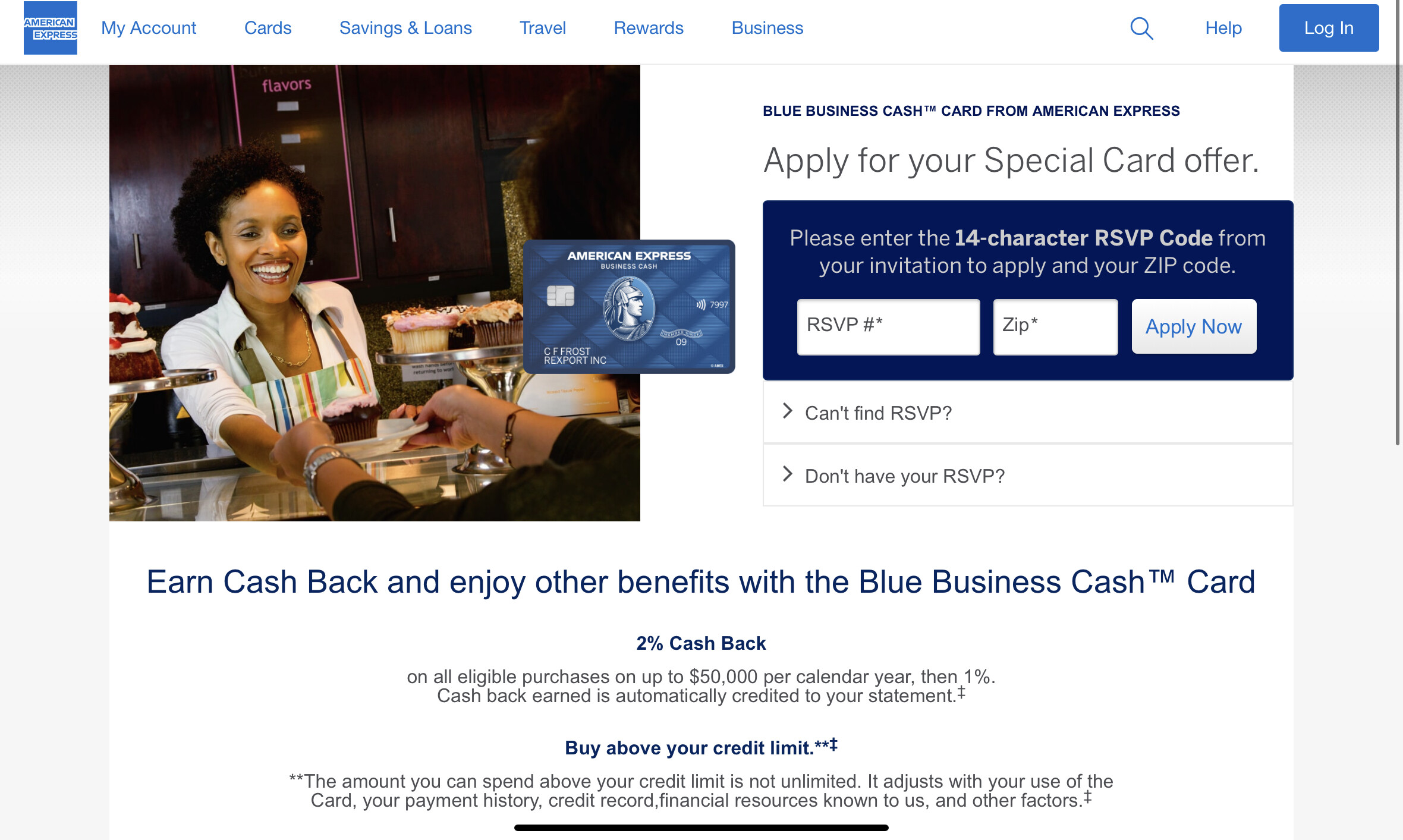 有用过Amex纸版RSVP code申请过blue cash back biz卡的朋友吗？求大神意见 - 银行账户 - 美卡论坛
