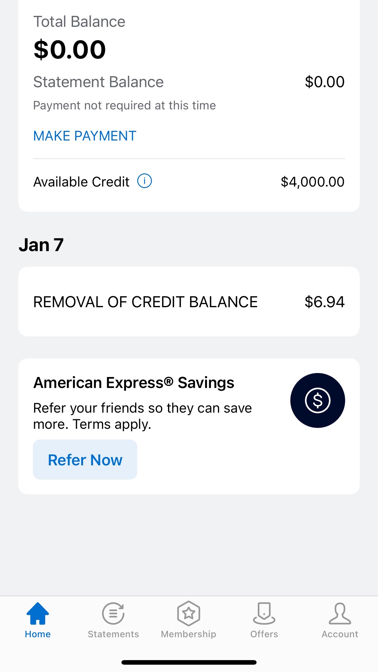 Amex- removal credit balance - 玩卡 - 美卡论坛
