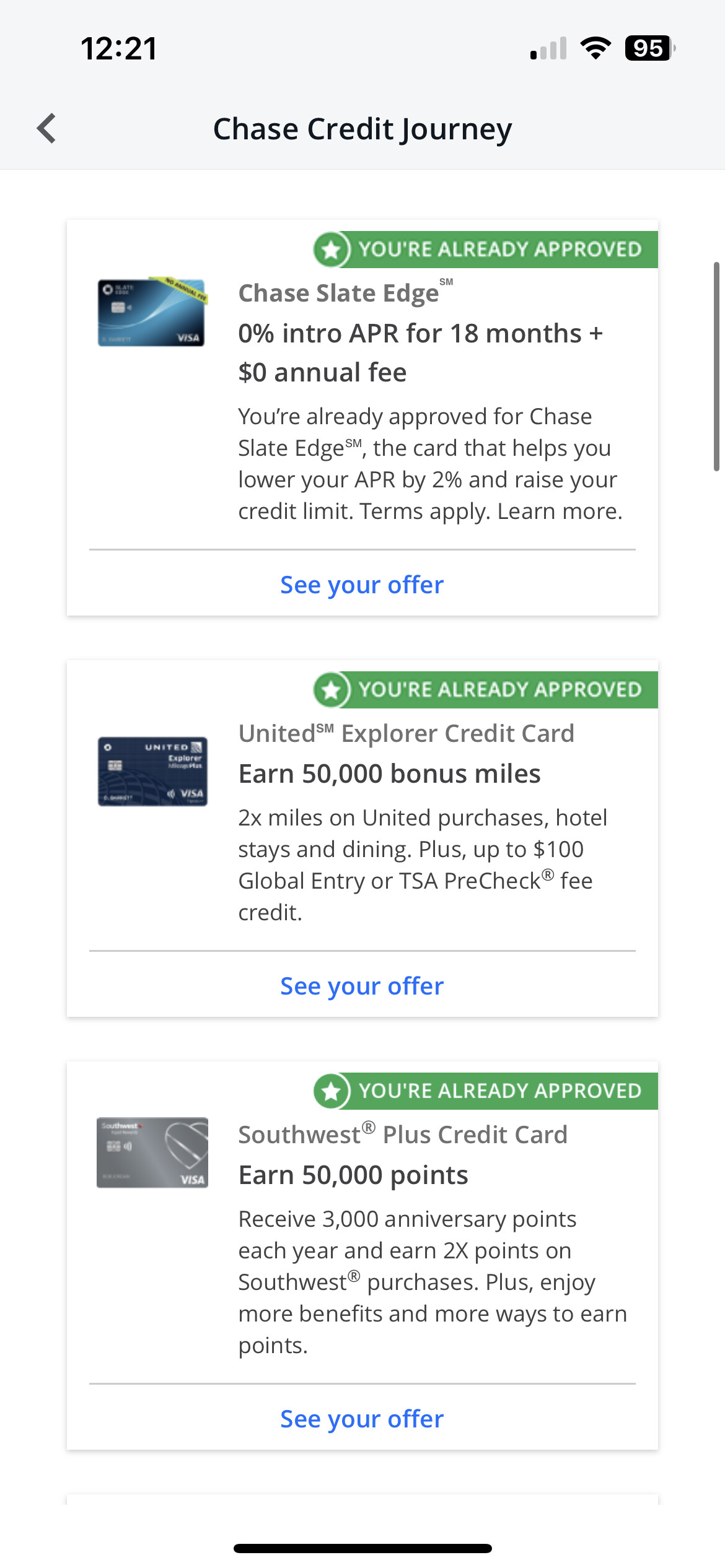 Chase突破5/24批卡数据点集合帖 - 第 55 页 - 信用卡 - 美卡论坛