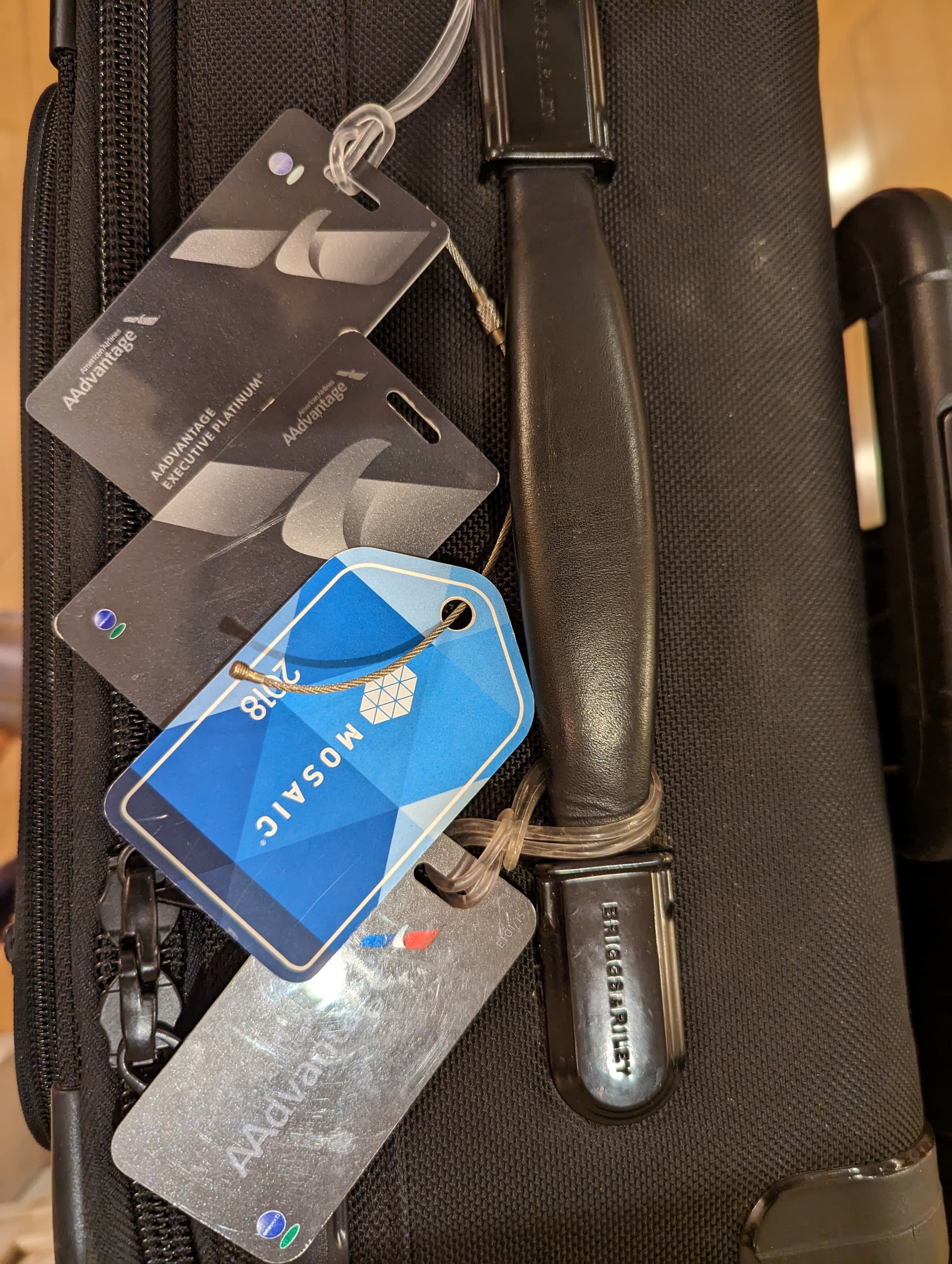 收到了 AA 的 Luggage Tag - 航空常旅客 - 美卡论坛