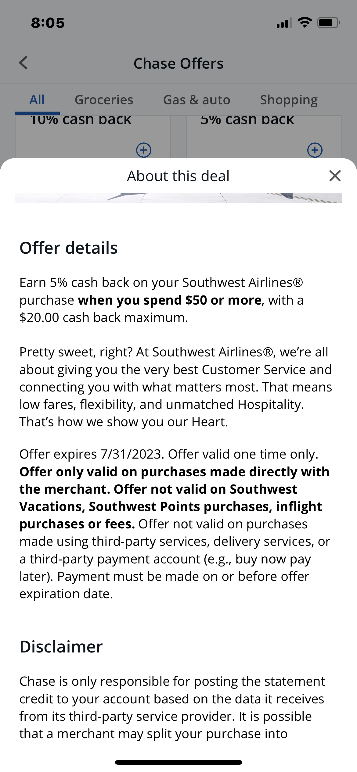 Chase SW offer - 玩卡 - 美卡论坛