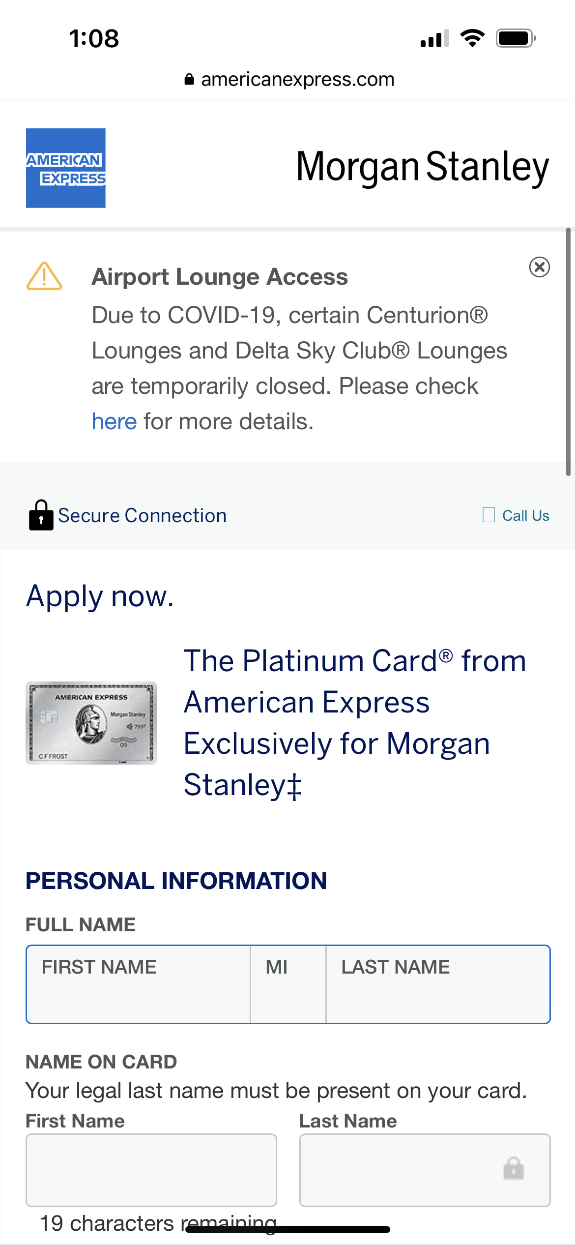 AmEx 和 Morgan Stanley 合作的卡发生啥了？（没事了） - 信用卡 - 美卡论坛
