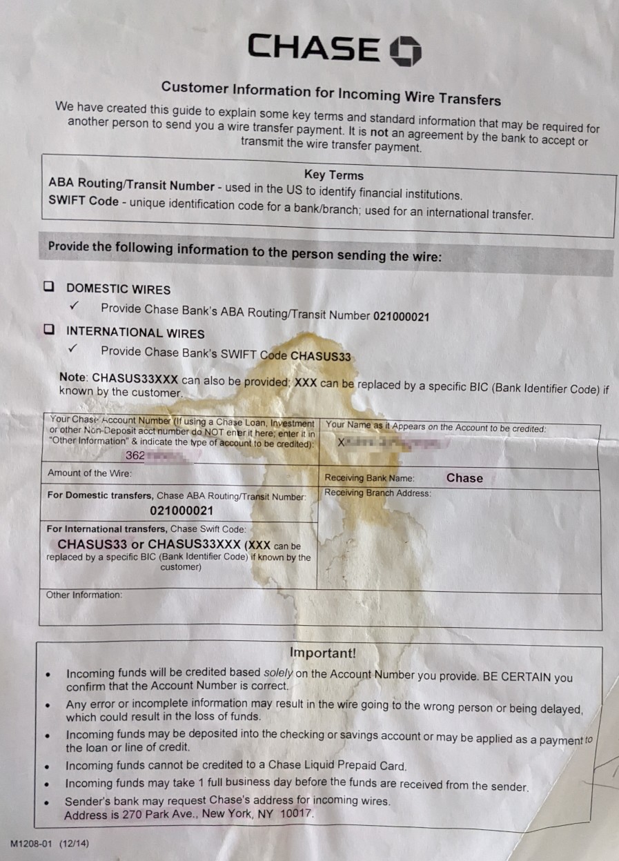 Chase国际收款 - 理财 - 美卡论坛