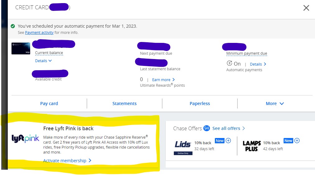 大家注意，CSR有3年的Lyft Pink会员 - 信用卡 - 美卡论坛