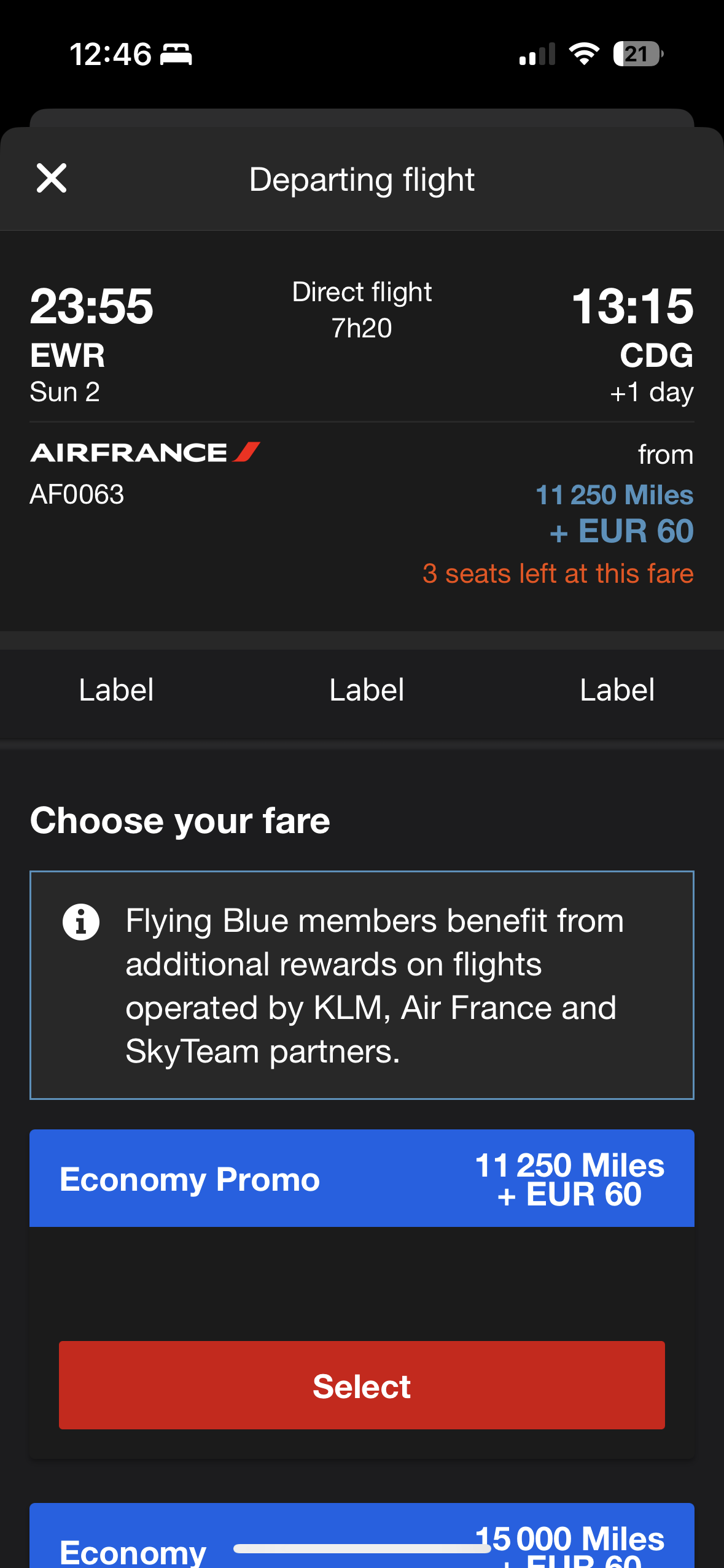 Air France EWR deal - 航空常旅客 - 美卡论坛