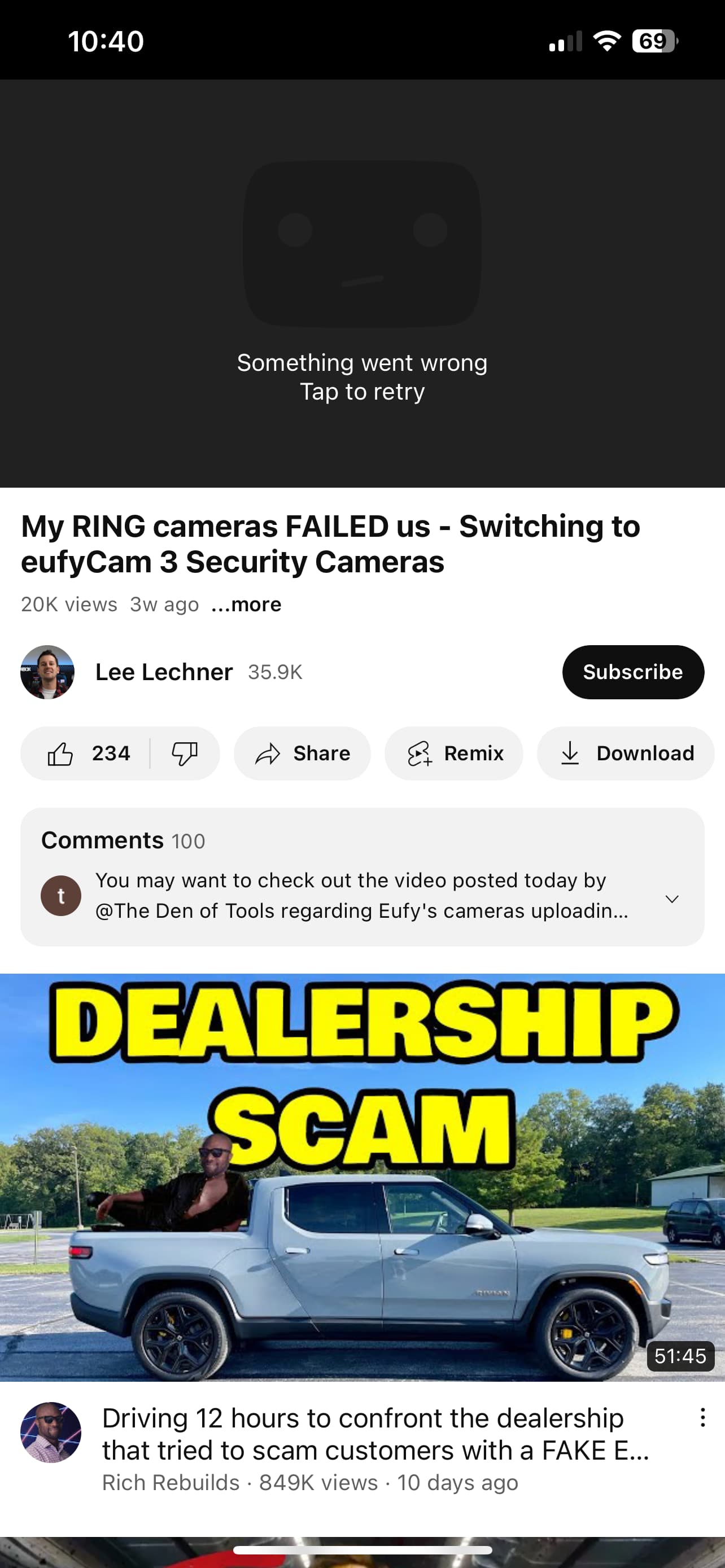 Youtube Ios挂了？ 美卡论坛