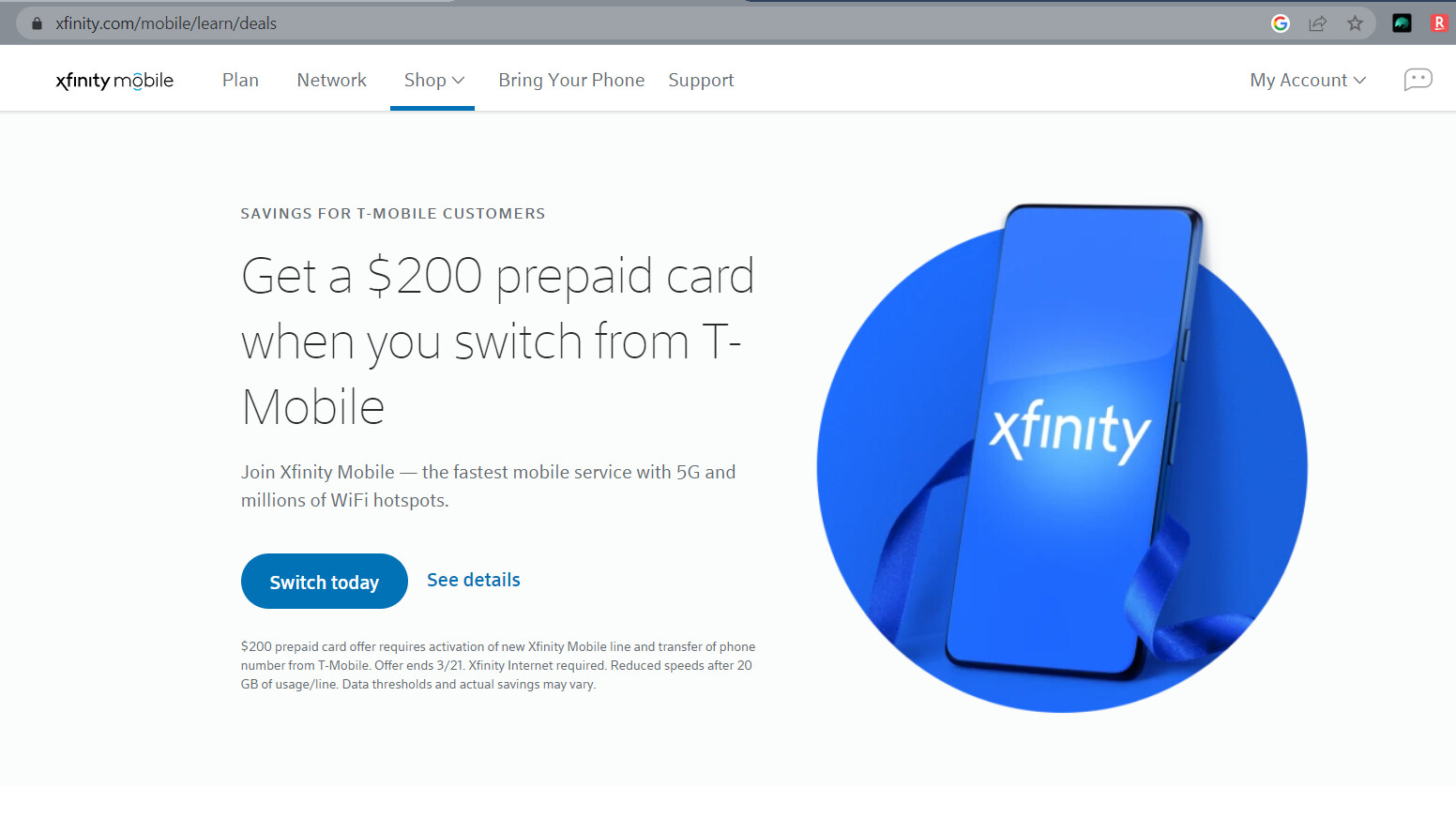 [BYOD $100 7/25/2023到期] 安利一个Xfinity Mobile BYOD的羊毛+可叠加xfinity reward $100/line - 手机卡 - 美卡论坛
