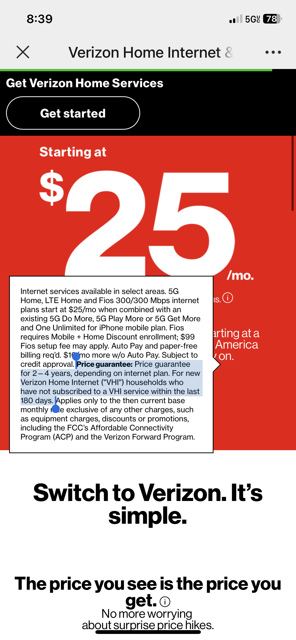 Verizon FIOS 300 Mbps 每月$25，保证10年价格不变（已过期，回到了两年的保价） - 购物折扣 - 美卡论坛